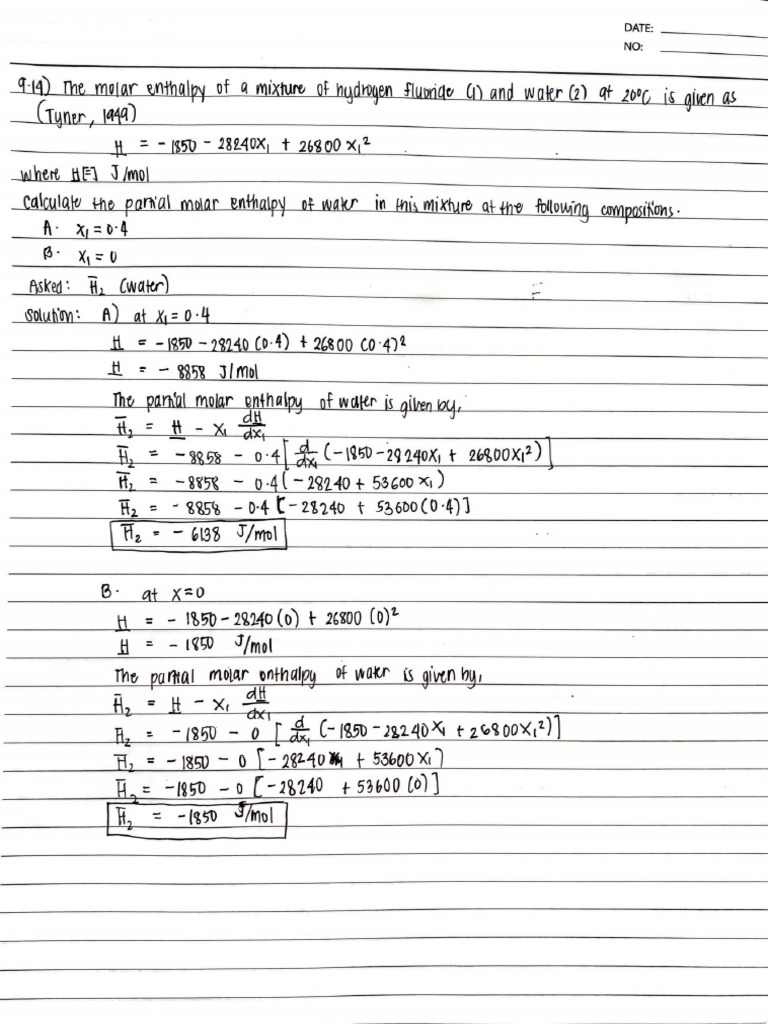 Thermodynamics Problems | PDF