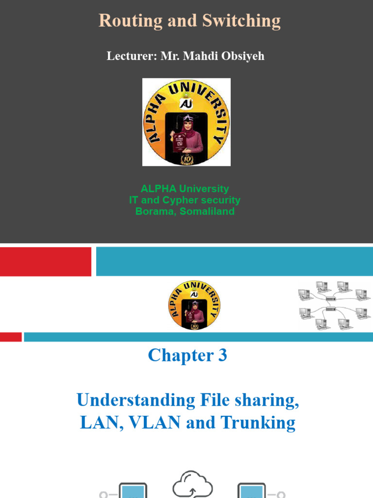 CH 3. Network LAN and VLAN | PDF | Computers