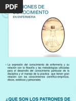 Patrones de Barbara Carper | PDF | Conocimiento | Enfermería