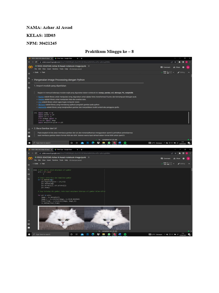 1ID03 30421245 Azhar Al Assad Praktikum M8 | PDF