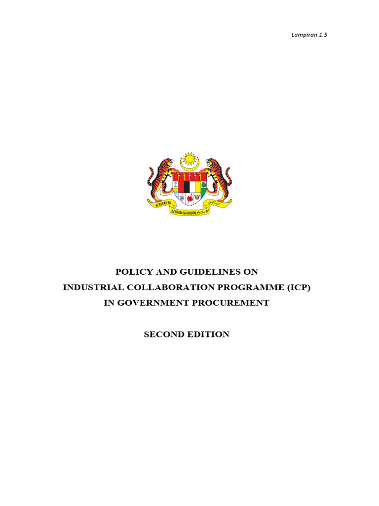 Government Procurement ICP Guide | PDF | Business