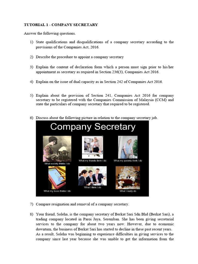 Tutorial 1 - QUESTION CS | PDF