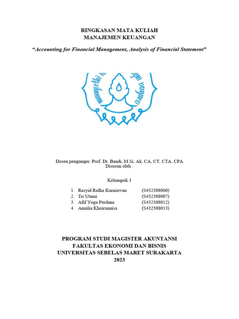 RMK Accounting For Financial Management | PDF
