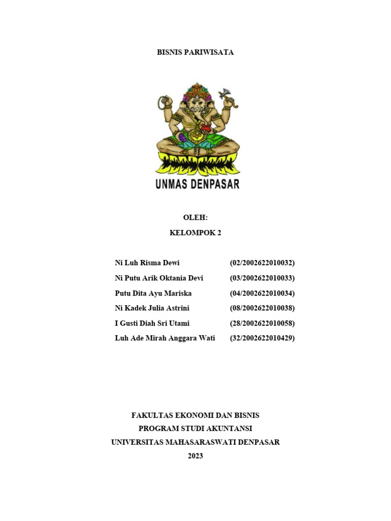 KLP 2 Bisnis Pariwisata | PDF | Karier & Perkembangan