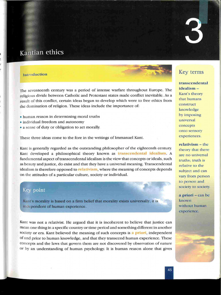 Kantian Ethics - Richard Wright Ure Old Spec | PDF