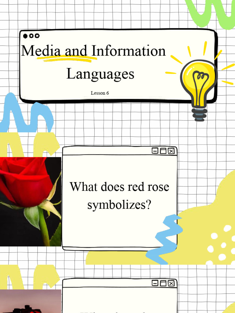 Lesson 6 - Media and Information Languages | PDF