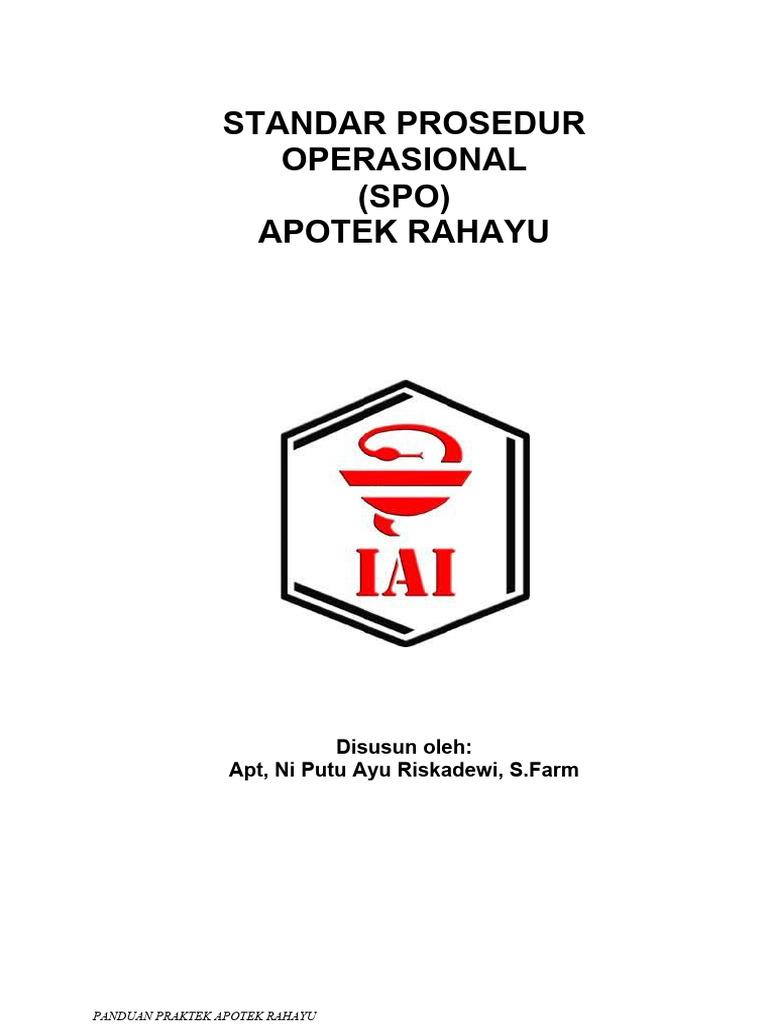 Spo Apotek Rahayu | PDF | Kesehatan Holistik