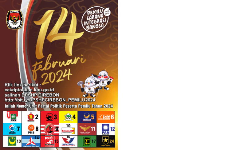 Brosur Pemilu 2024 | PDF