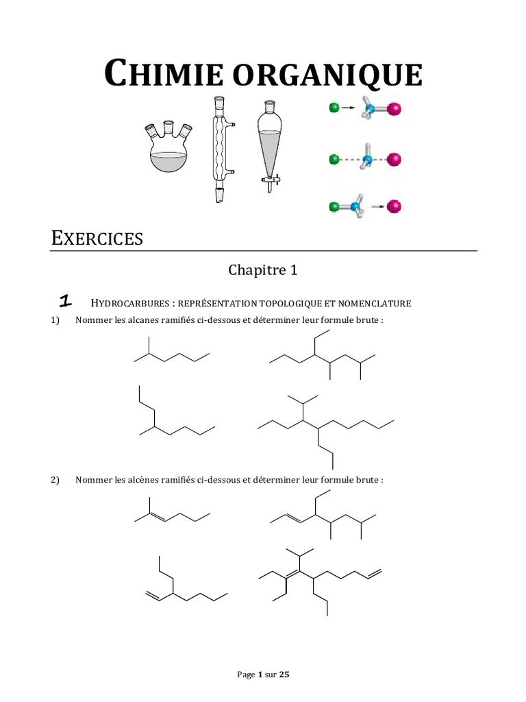 Nomenclature et Représentation des Hydrocarbures | PDF