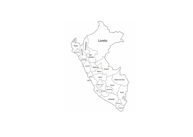 Mapa Del Peru | PDF