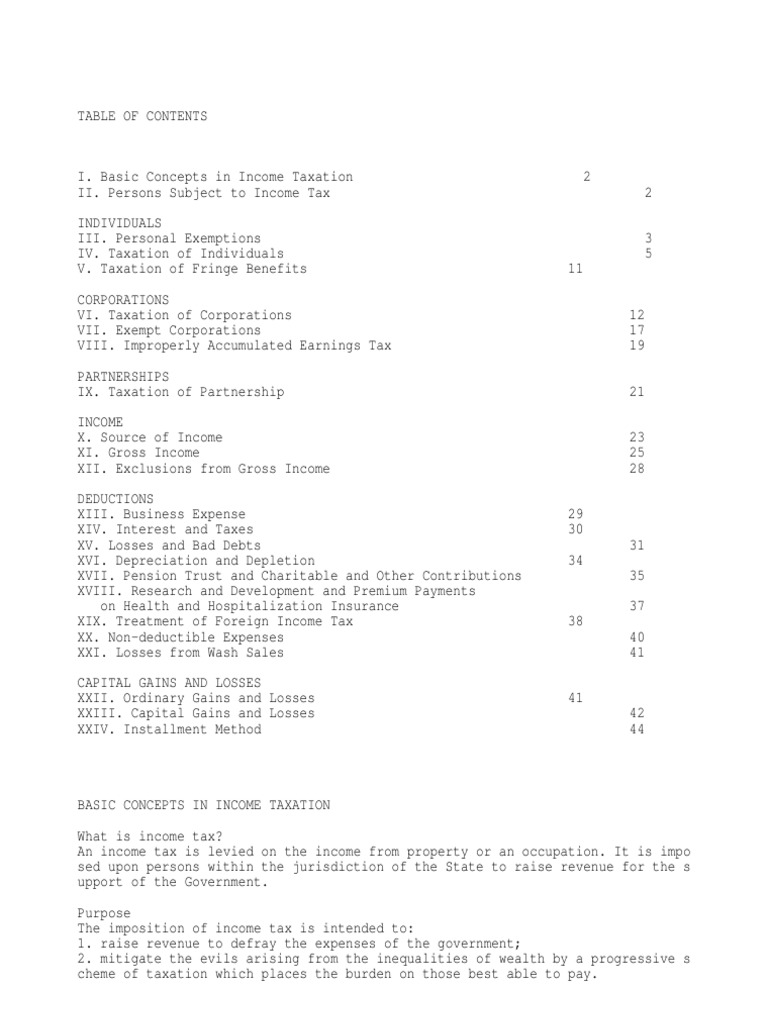 Up Barops Income Tax Reviewer | PDF | Capital Gains Tax | Dividend