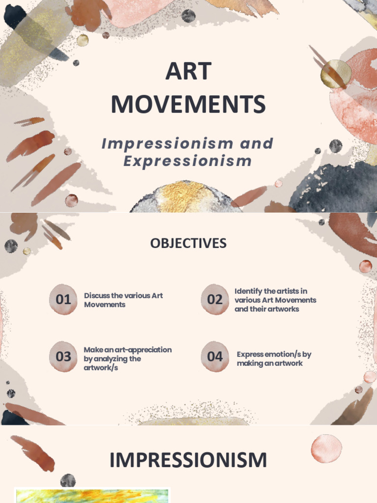Q1 - ARTS 10 (Art Movements - Impressionism and Expressionism) | PDF