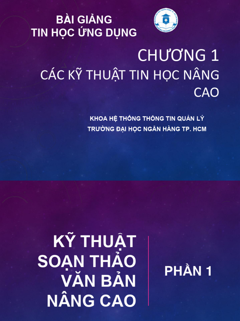 2021-THUD-C1 - Ky Thuat Tin Hoc Nang Cao | PDF