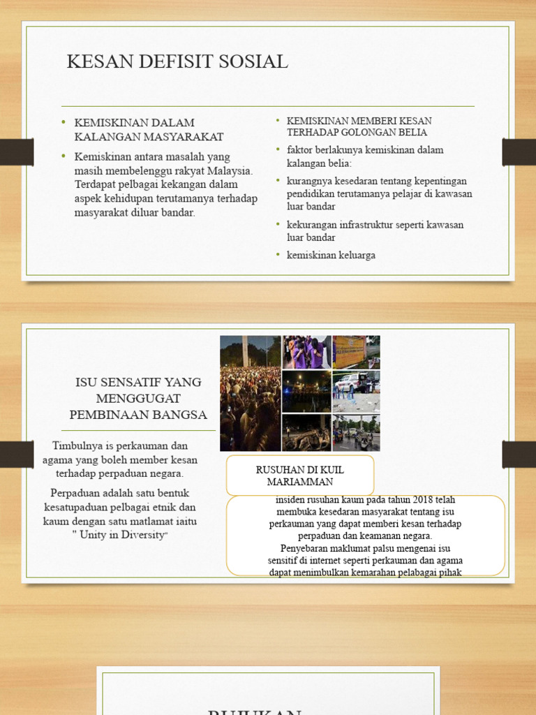Kesan Defisit Sosial | PDF