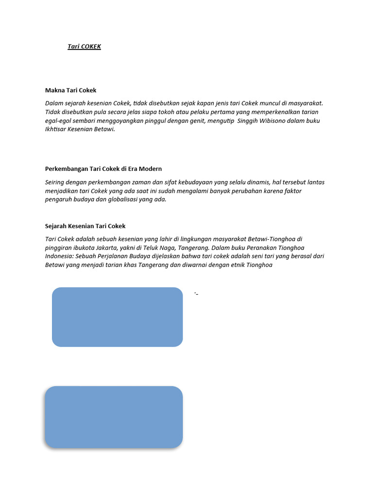 Makna Tari Cokek | PDF