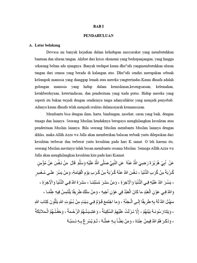 Tugas Aik Bab I-Iii | PDF | Agama & Spiritualitas
