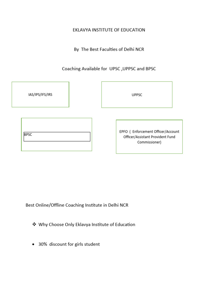 Eklavya Institute of Education (Upsc) 25 | PDF
