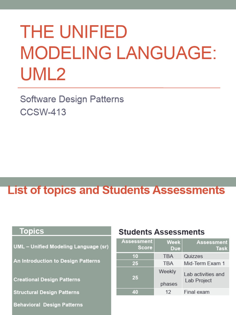 Chapter 1 Overview - UML | PDF