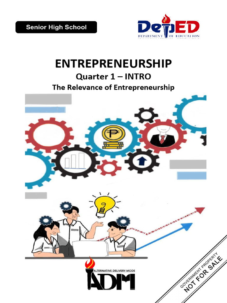 SHS Entrep Module 1 | PDF
