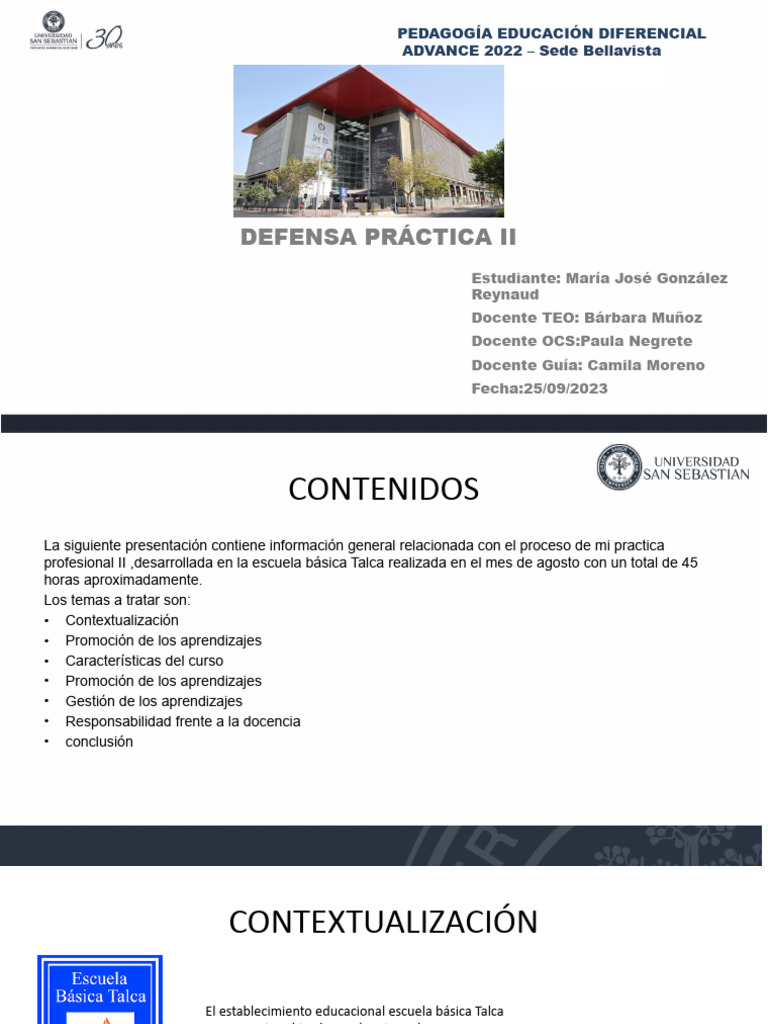 Formato Defensa PrÃ¡ctica II | PDF