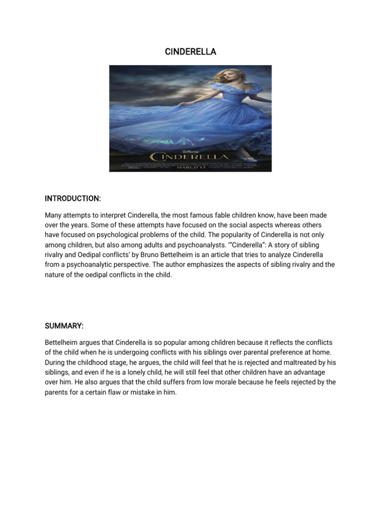 CINDERELLA | PDF
