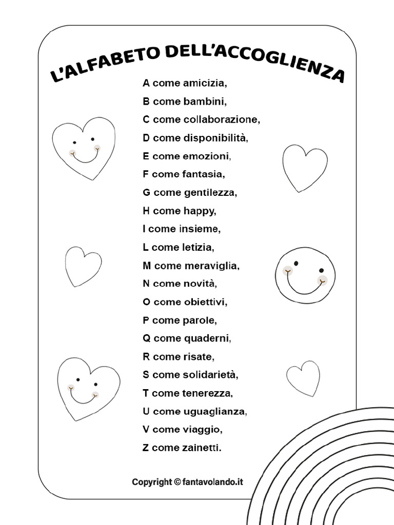 Alfabeto Accoglienza | PDF