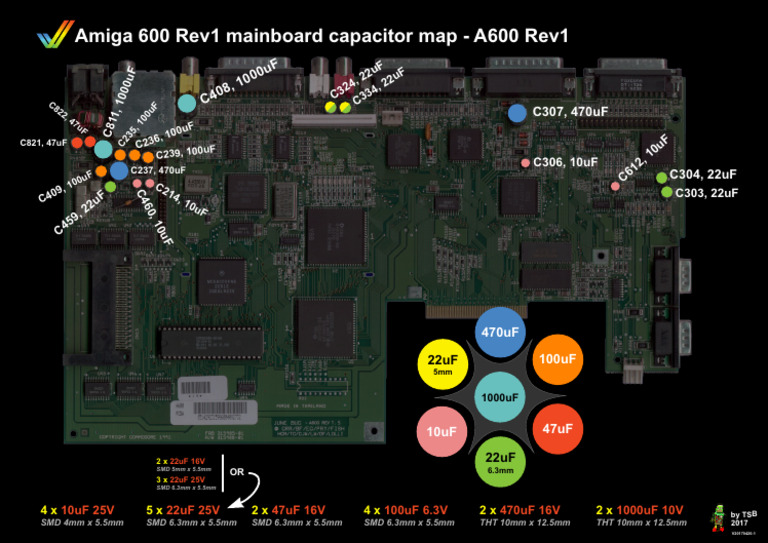Capacitor Map A600 Rev1 | PDF