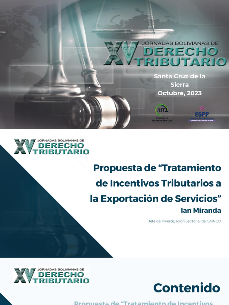 Incentivos Fiscales para Exportación de Servicios | PDF | Finanzas y dinero