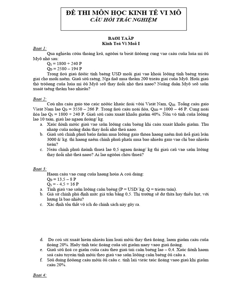 TRC Nghim Kinh T Vi Mo | PDF