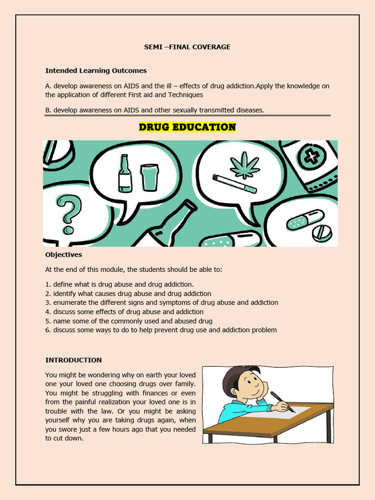 Drug Education | PDF