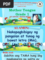 Mga Salitang Nagsisimula Sa Letrang MM, SS, Aa Posters | PDF