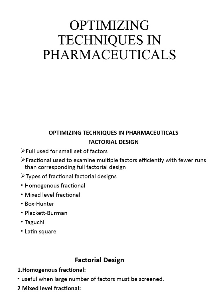 Factorial Design Pdf Analysis Of Variance Mathematical Optimization