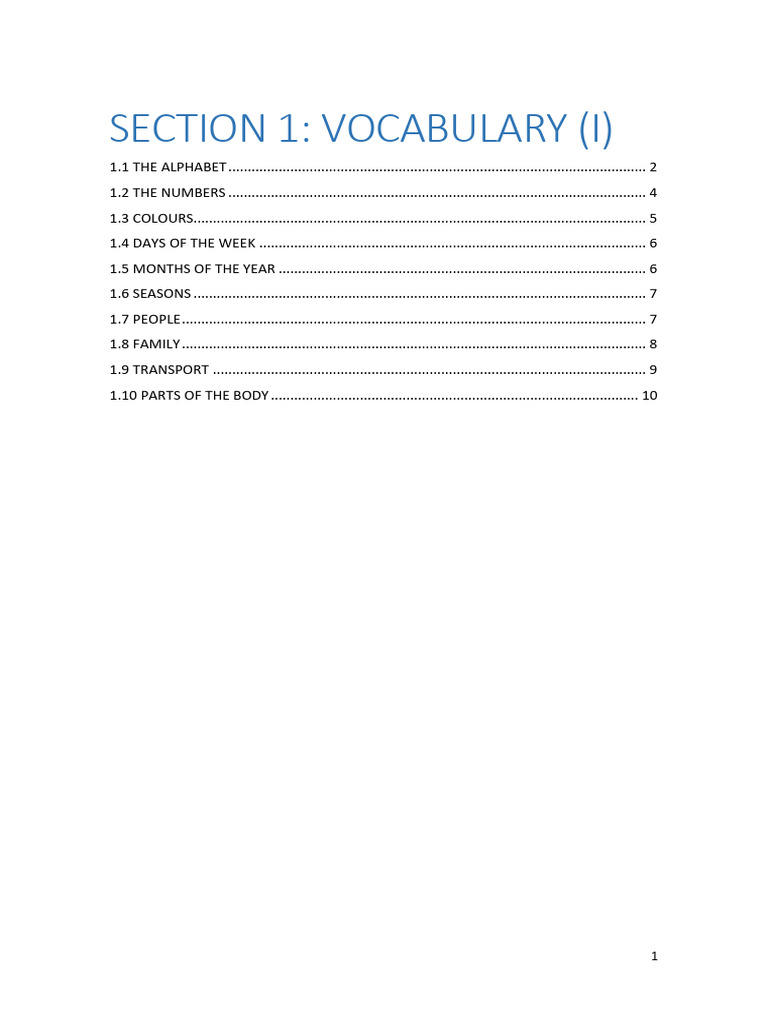 SECTION 1 SB | PDF