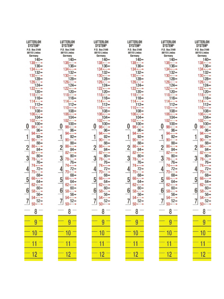 Regla Escala Corte de Oro | PDF