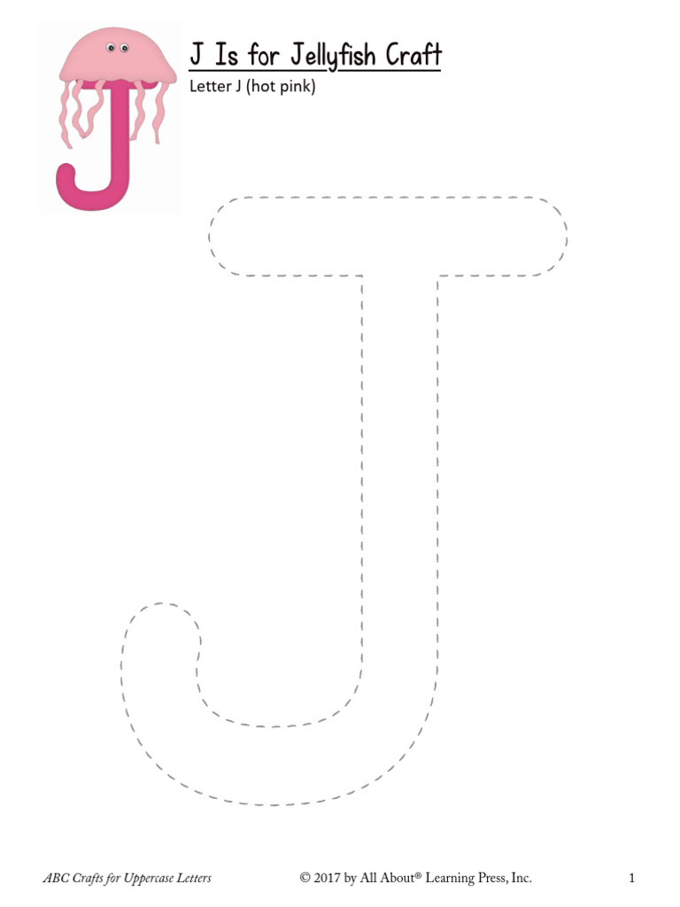 Letter J Craft Jellyfish | PDF
