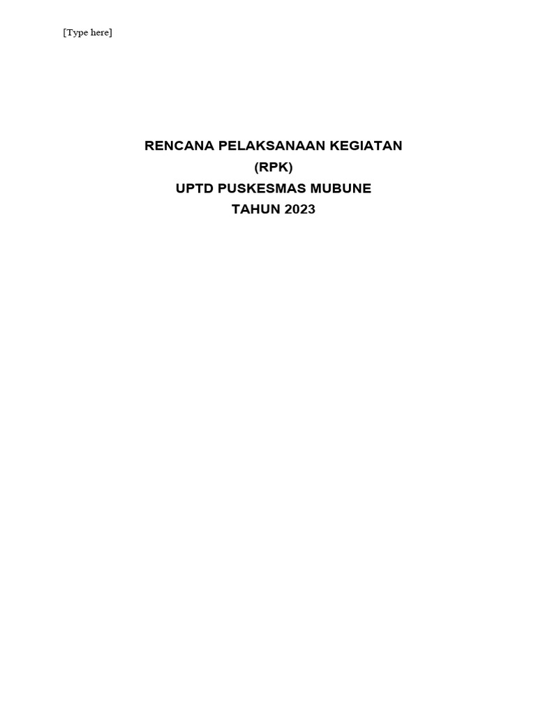 RPK 2023 Isye | PDF