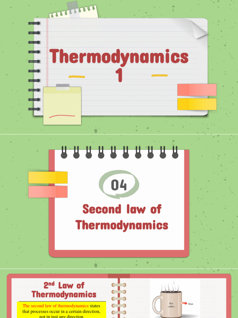Chapter 5 - Second Law of Thermodynamic | PDF