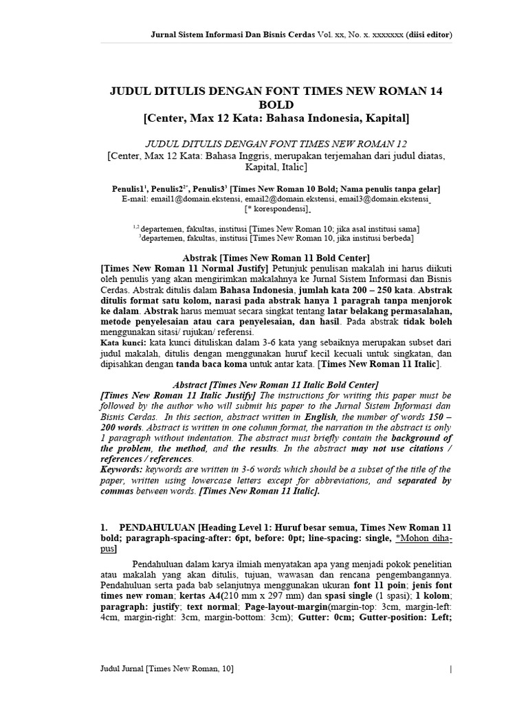 Template Jurnal SIBC (UPDATED) | PDF