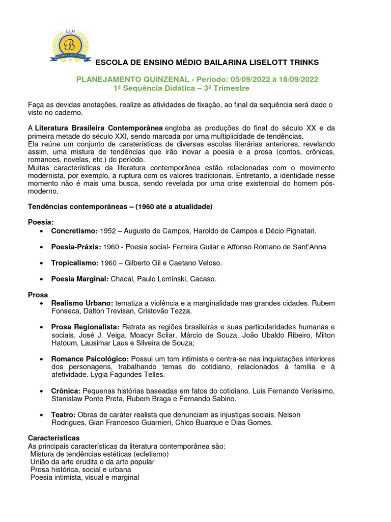 1 Sequencia Didatica 3 Anos 22 3trim | PDF