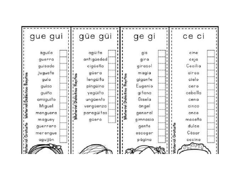 Lectura Letra G | PDF