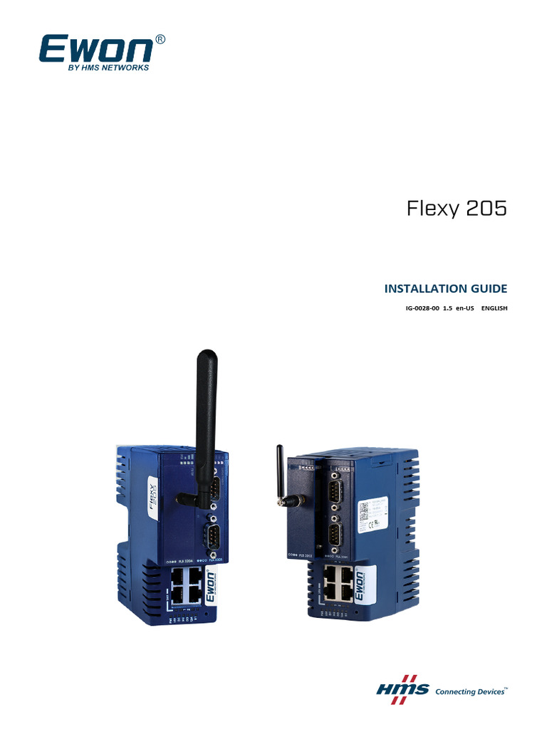 Ig 0028 00 Ewon Flexy Base Unit 205 | PDF