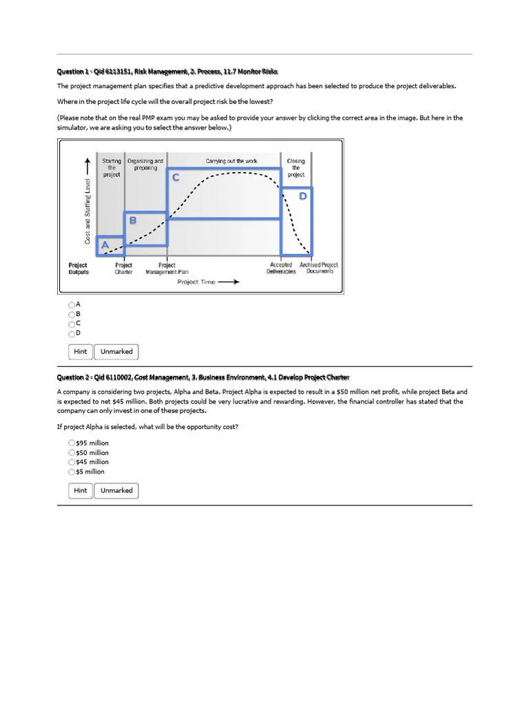 Free PMP Practice Exam Questions - 120 Sample Test Questions | PDF