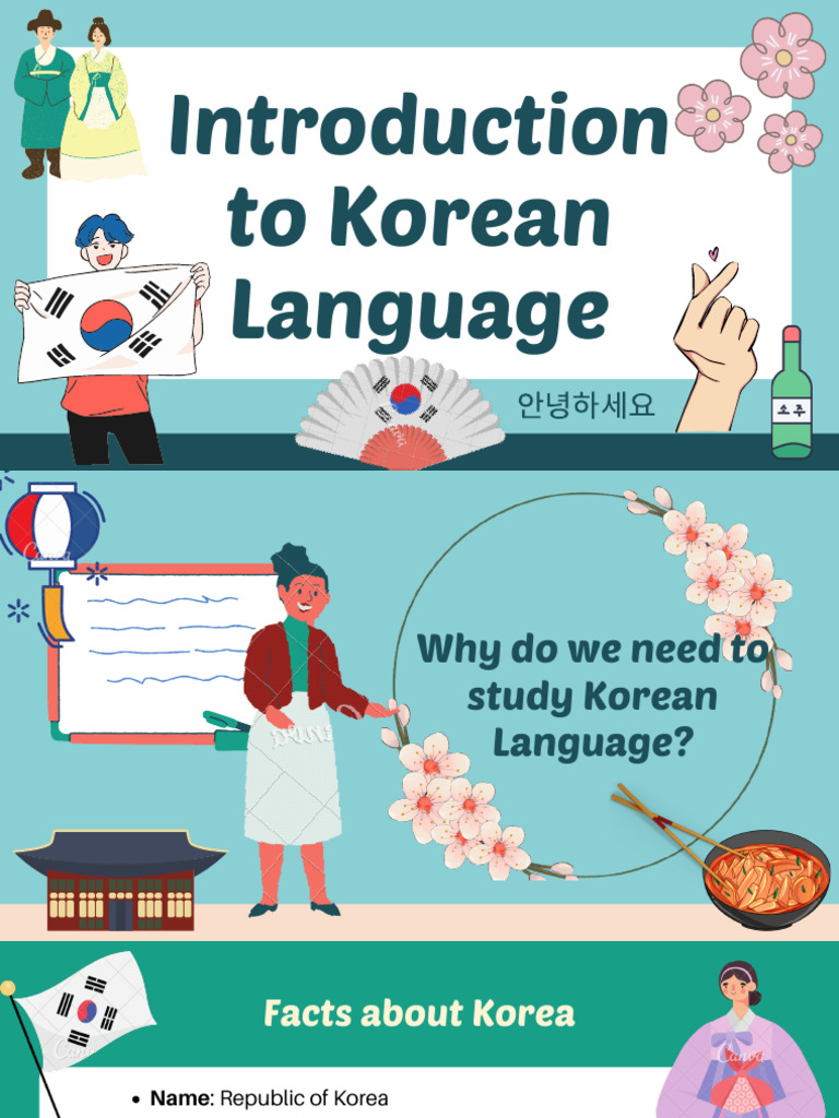 I. Introduction To Korean Language | PDF
