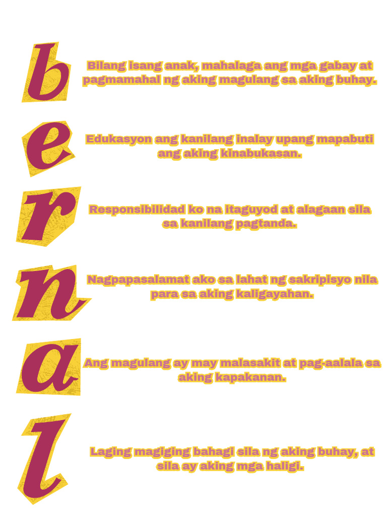 Bilang Isang Anak, Mahalaga Ang Mga Gabay at Pagmamahal NG Aking ...