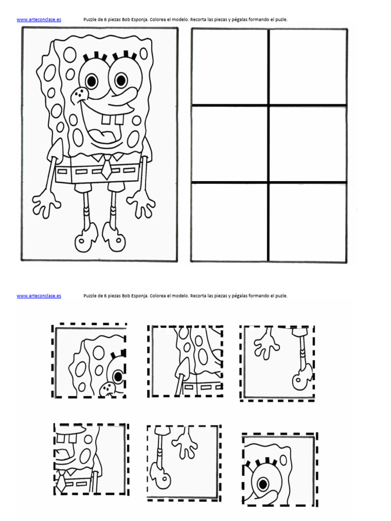 Puzzle 6 Piezas Bob | PDF