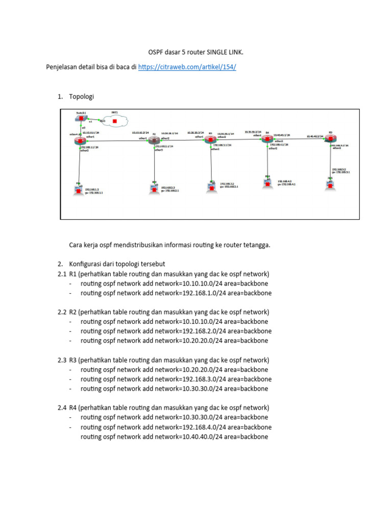 Catatan Ospf | PDF