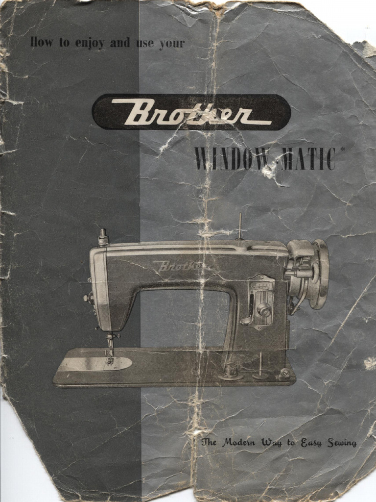 Brother Window Matic Straight Stitch | PDF