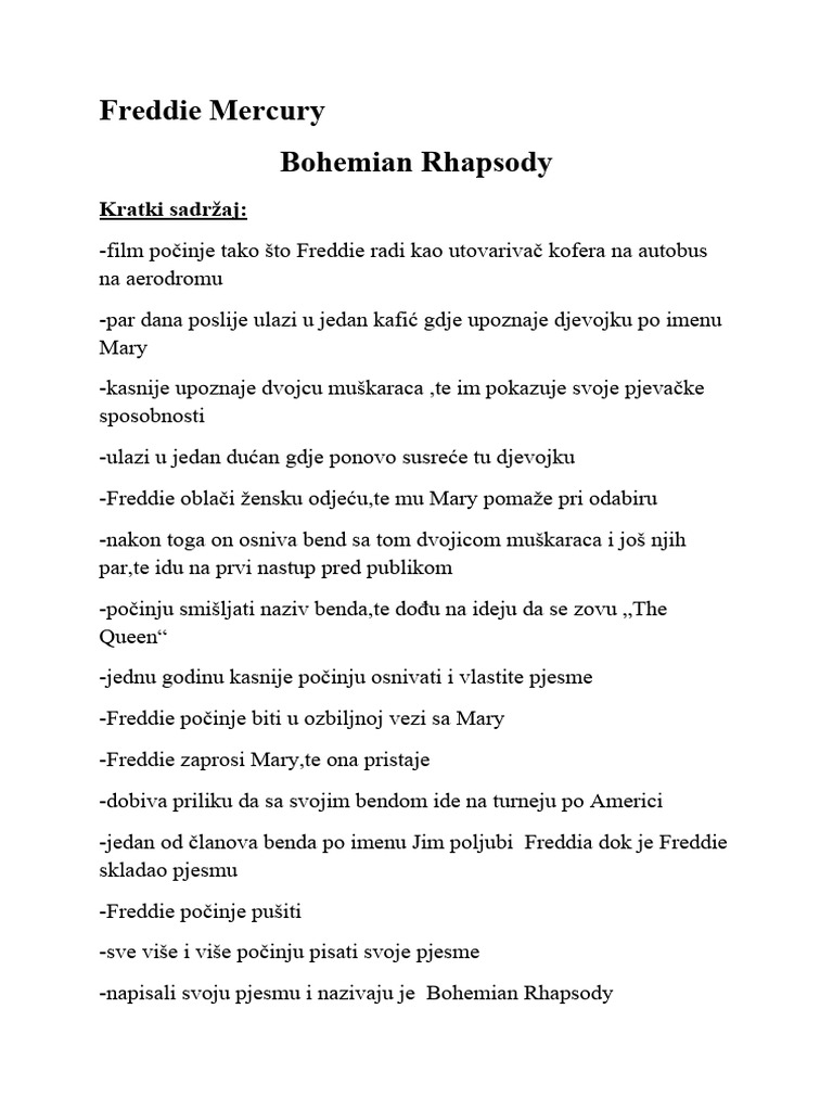 Freddie Mercury | PDF