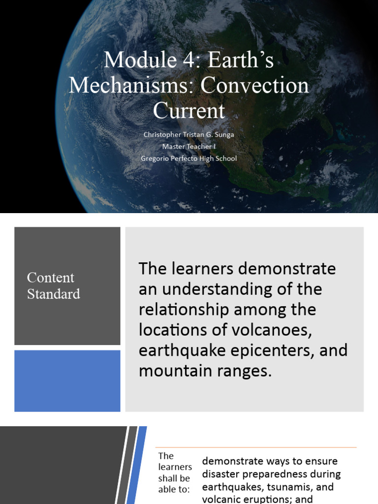Earth's Mechanisms Convection Currents | PDF | Science & Mathematics