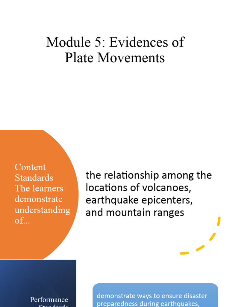 Evidences of Plate Movements | PDF | Plate Tectonics | Earth